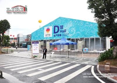 China outdoor Blue 40m Clear Span Marquee Canopy Tent With Glass walls for sale