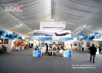 China Block Out Roof PVC Wall Cover 40m Clear Span Marquee Tent For Exhibition for sale