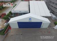 China 30x50m Aluminum Frame Helicopter Hangar Tent With Flexible PVC Roller Shutter for sale