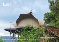 China Multi Functional Outdoor Indiana Tent With High Peak Tents For Resort Or Glamping for sale