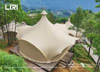 China Multi Functional Outdoor Indiana Tent With High Peak Tents For Resort Or Glamping for sale
