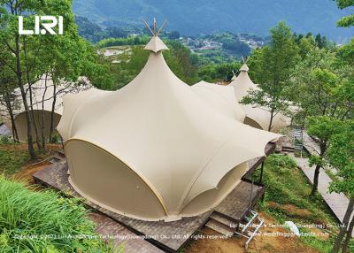 China Multi Functional Outdoor Indiana Tent With High Peak Tents For Resort Or Glamping for sale