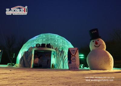 China Outdoor Opaque Transparent Geodesic Dome Tents PVC Inflatable Dome Tent for sale