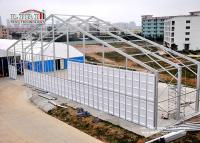 China Wedding / Party Aluminum Frame Event With Glass ABS Walls , 50m Width for sale