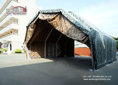 China Military Aircraft Hangar Tent Structure with Aluminum Frame and Green PVC for sale