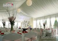 China Aluminum Structure Outdoor Party Wedding Marquee Tents with Glass Wall for sale