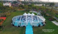 China Transparent Outdoor Mixed Sun Shade Wedding Ceremony Tents for Luxurious Wedding Events for sale