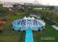 China Outdoor Transparent PVC Cover Aluminum Frame Tent With Multi - side Ends For Events for sale