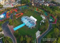 China Outdoor Transparent PVC Cover Aluminum Frame Tent With Multi - side Ends For Events for sale
