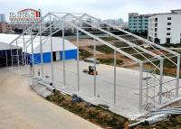 China 50M  White ABS Hard Wall Outdoor Exhibition Tents With 8m Side Height for Big Trade Show for sale