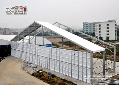 China 50M  White ABS Hard Wall Outdoor Exhibition Tents With 8m Side Height for Big Trade Show for sale