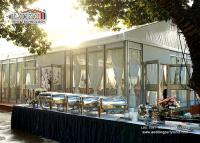 China White Top Glass Walling Luxury Wedding Tents for Outdoor Wedding Parties for sale