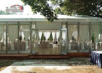 China White Top Glass Walling Luxury Wedding Tents for Outdoor Wedding Parties for sale