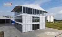China Three Floor Triple Decker Three Story Tent Clear Span Decoration with White PVC Fabric Roof for sale