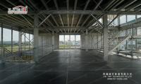China Three Floor Triple Decker Three Story Tent Clear Span Decoration with White PVC Fabric Roof for sale