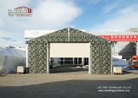 China Sliding Door Aluminum Frame Helicopter Hangar , Temporary Private Jet Hangar for sale