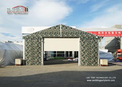 China Sliding Door Aluminum Frame Helicopter Hangar , Temporary Private Jet Hangar for sale