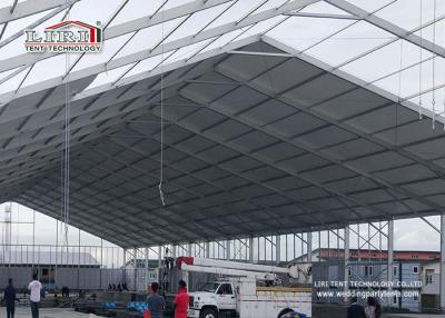 China 50m Width Outdoor Event Tents With Glass / ABS Walls For 8000-10000 People for sale