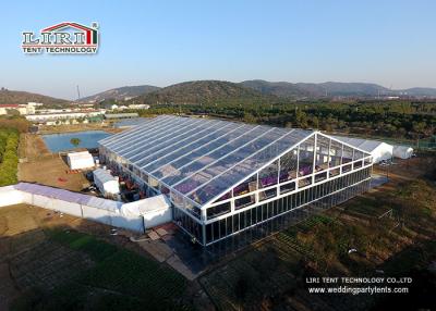 China Aluminium Frame Outdoor Tents For Parties / Wedding With Transparent PVC Roof for sale