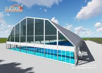 China 30m Width Polygon Outdoor Sports Tent With Aluminum Frame / PVC Fabric for sale