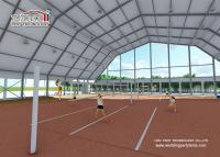 China 30m Width Polygon Outdoor Sports Tent With Aluminum Frame / PVC Fabric for sale