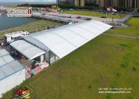 China 15x50m Large Clear Span Arcum Dome Tent For Outdoor Car Racing Sport Events for sale