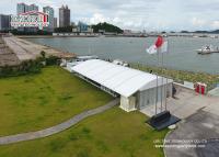 China 15x50m Large Clear Span Arcum Dome Tent For Outdoor Car Racing Sport Events for sale