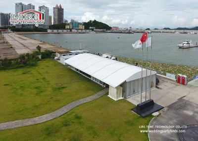 China 15x50m Large Clear Span Arcum Dome Tent For Outdoor Car Racing Sport Events for sale