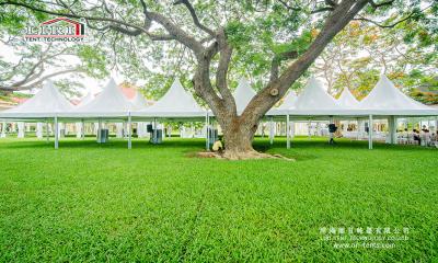 China Hajj Pagoda Tent / Ramadan Tent with High Peak  Tents for Catering and Stay Place for sale