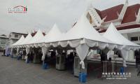 China Hajj Pagoda Tent / Ramadan Tent with High Peak  Tents for Catering and Stay Place for sale