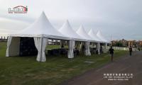 China Hajj Pagoda Tent / Ramadan Tent with High Peak  Tents for Catering and Stay Place for sale