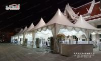 China Hajj Pagoda Tent / Ramadan Tent with High Peak  Tents for Catering and Stay Place for sale