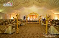 China Waterproof and Flame Retardant 500 People Luxury Wedding Tents Marquee With AC System for sale