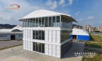 China Three Floor Outdoor Event Tents , Triple Deck Tent for Commercial Shop and Office for sale
