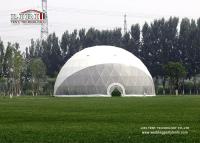 China Huge 55m Diameter Geodesic Geo Shelter Dome Tent Strcuture For Big Event for sale