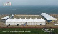 China Aluminum and PVC High Peak Double Decker Tents Used for Horse Riding and Outdoor Events for sale