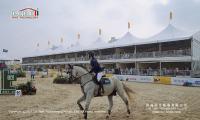 China Aluminum and PVC High Peak Double Decker Tents Used for Horse Riding and Outdoor Events for sale