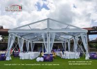 China Transparent Clear Event Marquee Tent With Beautiful Decoration For Wedding for sale
