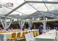 China Transparent Clear Event Marquee Tent With Beautiful Decoration For Wedding for sale