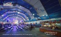 China Aluminum & Colorful PVC  Polygon Tent With Colorful Roof For Beer Festival Event for sale