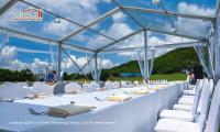 China Noble Outdoor Wedding Reception Tent , Sun Shade Marquee Event Tent for sale