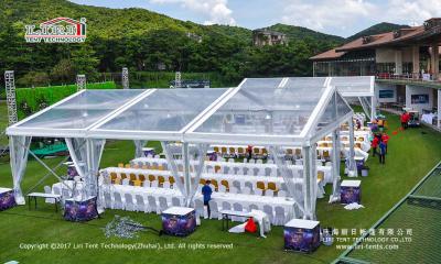 China 200-300 People Waterproof Clear Party Tent with Clear Top for Outdoor Parties and Events for sale