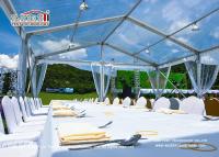 China 10m Width 15m Length Transparent Top Tent For 150 People Wedding Party for sale