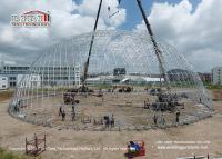 China 55m Diameter Geodesic Dome Tents Half Sphere Tent Strcuture for Grand Event for sale