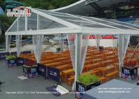 China 15x15m Transparent Event Tents , Clear Roof Tents for 300~500 People Outdoor Events for sale