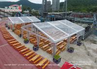 China 15x15m Transparent Event Tents , Clear Roof Tents for 300~500 People Outdoor Events for sale