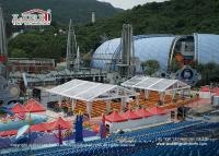 China 15x15m Transparent Event Tents , Clear Roof Tents for 300~500 People Outdoor Events for sale