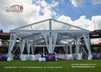 China 10M x 20M Outdoor  Transparent Roof Marquee Tent for 200 People Wedding Party Tents for sale