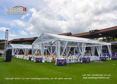 China 10M x 20M Outdoor  Transparent Roof Marquee Tent for 200 People Wedding Party Tents for sale