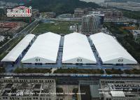 China 50x110M Large Outdoor Canopy Tent Hall Structure with Aluminum Frame and White PVC for sale